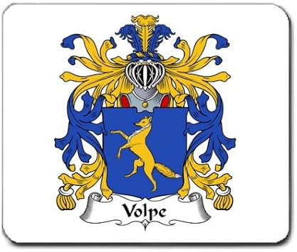 Volpe Family Crest Coat of Arms Mouse Pad: Amazon.co.uk: Office Products
