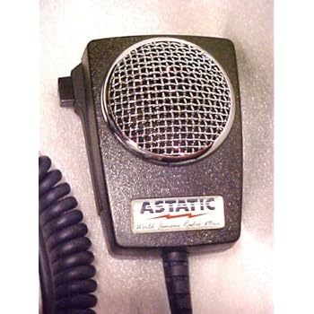 Amazon.com: Astatic 302-D104M6B Amplified Ceramic Power CB Microphone ...
