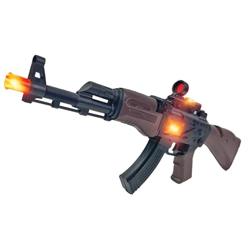 AK-47 Kids Toy Machine Gun - 21" Electric Military Blaster with ...