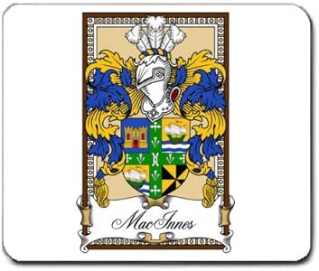 Amazon.com : MacInnes Family Crest Coat of Arms Mouse Pad : Office Products