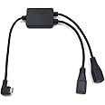 Amazon.com: Kework Micro USB 5 Pin Splitter, 30cm Left Angle Micro USB ...