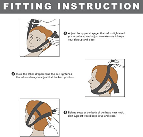 Chin Strap Adjustable Comfortable Natural Straps Advanced Soluti