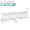 Vmiapxo 12 Pack Acrylic Name Plate, Plastic Name Tents Table Number ...