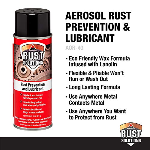AGS Rust Solutions Rust Prevention and Lubricant, Prevents Rust and ...