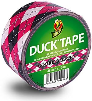 Duck Tape 100-16 Fabric Tape, 48 mm x 10 m, Scottish Diamonds – BigaMart
