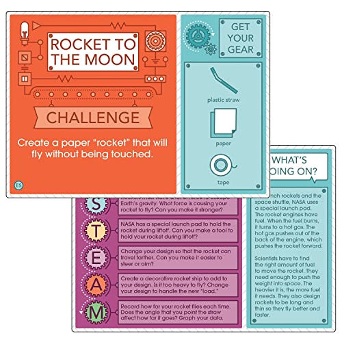 Carson Dellosa STEM Challenges Learning Cards, 31 pc. Stem Projects for ...