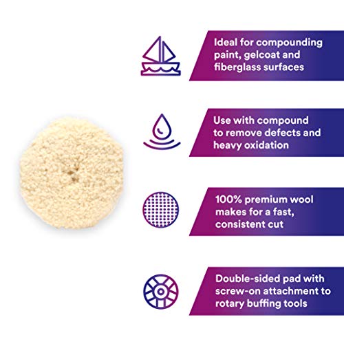 3M 05703 Superbuff Buffing Pad, Double Sided, 9 Inch | Pricepulse