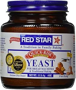 Amazon.com : Red Star Yeast Jar Quick Rise : Active Dry Yeasts ...