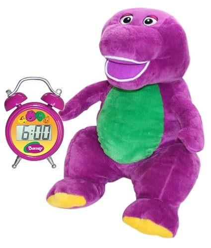 Character Options Wake Me Up Barney With Clock: Amazon.co.uk: Toys & Games