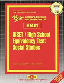 HiSET / High School Equivalency Test, Social Studies: Passbooks Study ...