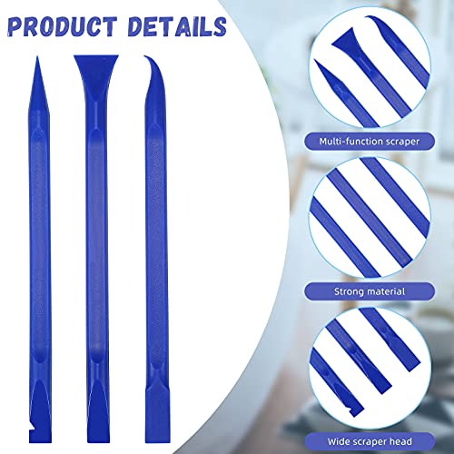 18 Pieces Non-Scratch Plastic Scraper Tool Carbon Fiber Plastic Scraper ...