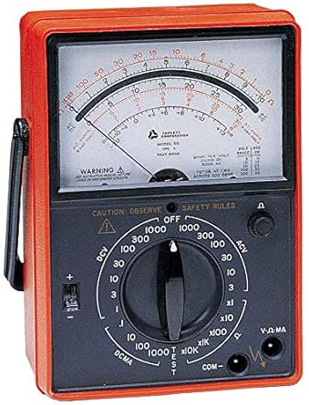 Triplett Model 60 Heavy Duty Analog Multimeter - AC/DC Voltage, DC ...