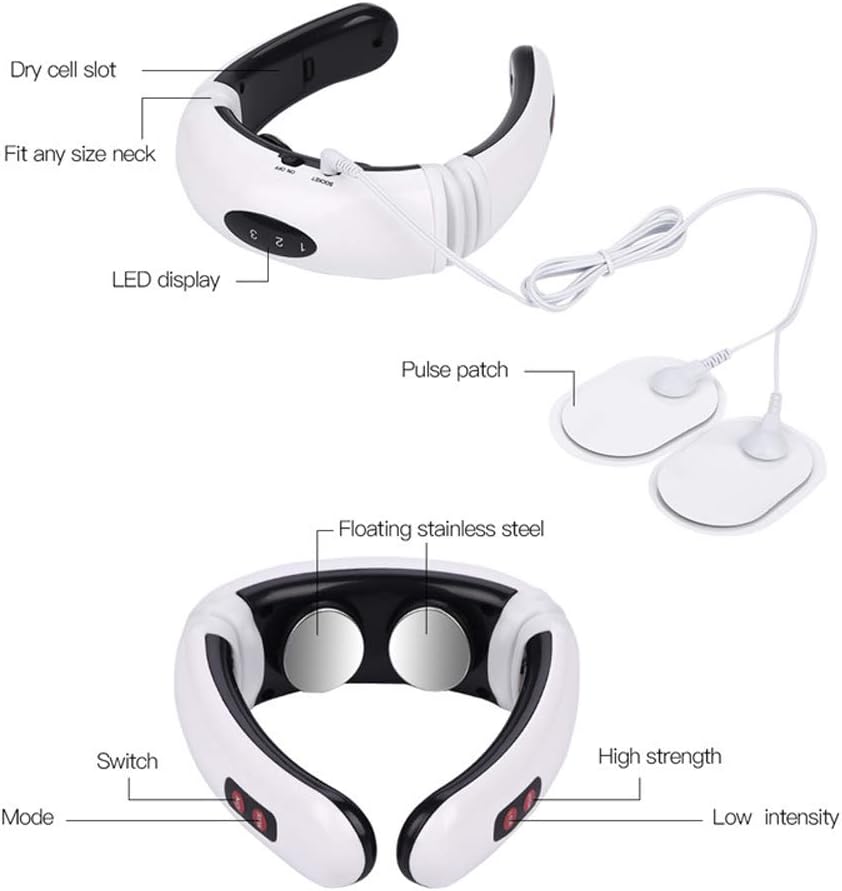 Smart Back and Neck Physical Therapy Massager™ Electric Pulse Massager ...