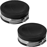 Amazon.com: Fernco QC-104 2 Pack 4-in. Qwik Cap Flexible PVC Pipe Cap ...
