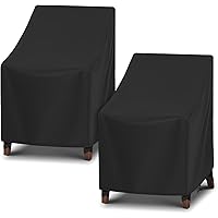 Amazon.com : Arcedo High Back Patio Chair Covers 2 Pack, Waterproof ...