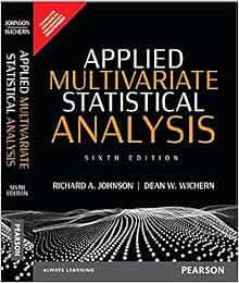 Applied Multivariate Statistical Analysis: Wichern Johnson: 9789332549555: Amazon.com: Books