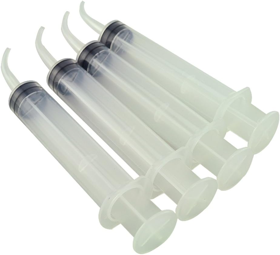 Risingmed Dental Syringe,4pcs Disposable Dental Irrigation Syringe With ...