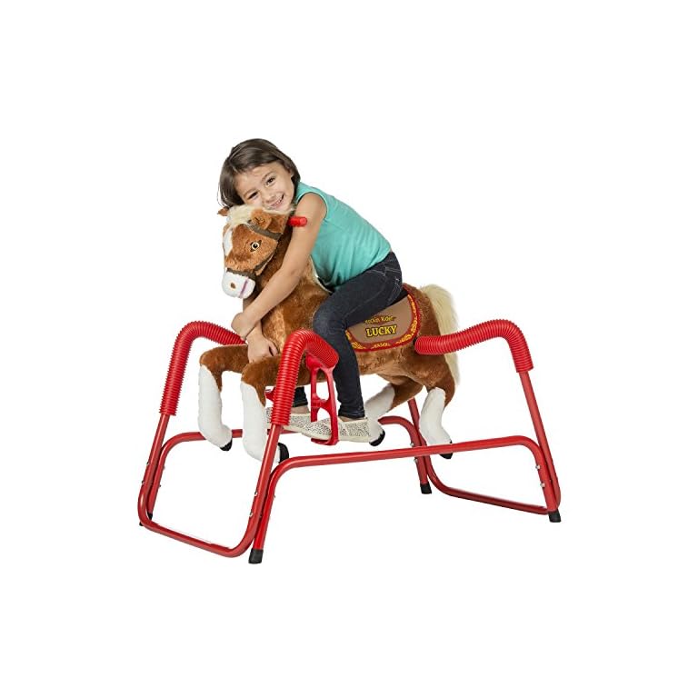 Rockin' Rider Lucky Talking Plush Spring Horse - Epic Kids Toys