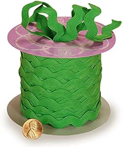 Amazon.com : Paper Mart Green RIC Rac Trim - 11 mm x 25 yd : Gift Wrap ...