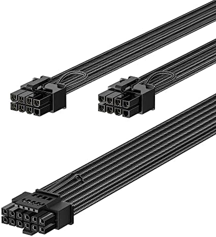 Fasgear PCIe 5.0 Power Cable 70cm:16pin(12+4)12VHPWR Connector for RTX ...