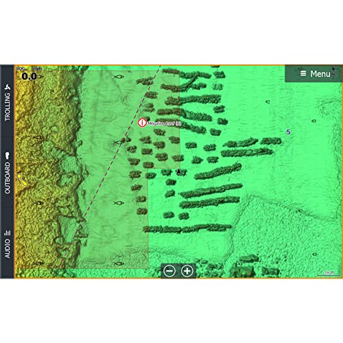 C-MAP Reveal Lake Charts for Marine GPS Navigation with Shaded Relief ...