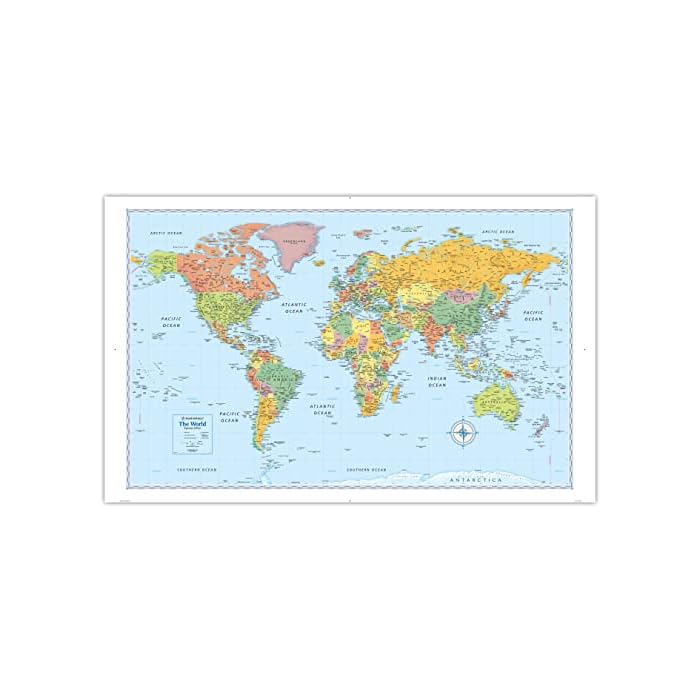 Buy Signature World Wall Map (Folded) Online at desertcart INDIA