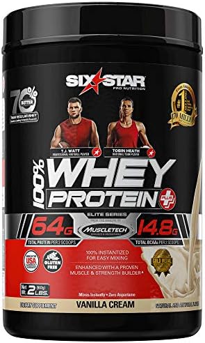 Six Star Pro Nutrition Whey Protein Plus Vanilla Cream, 2 lbs. price in ...