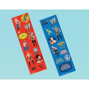 Amazon.com: WWE Wrestling Stickers (8 sheets): Arts, Crafts & Sewing