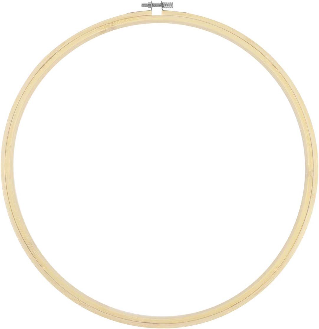 BESTOMZ 12inch Tambour Embroidery Bamboo Circle Embroidery Cross Stitch ...