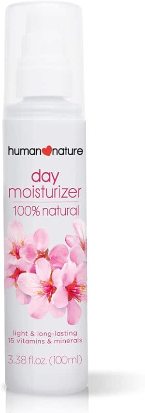 Amazon.com: Human Nature 100% Natural Day Moisturizer with 15 Vitamins ...