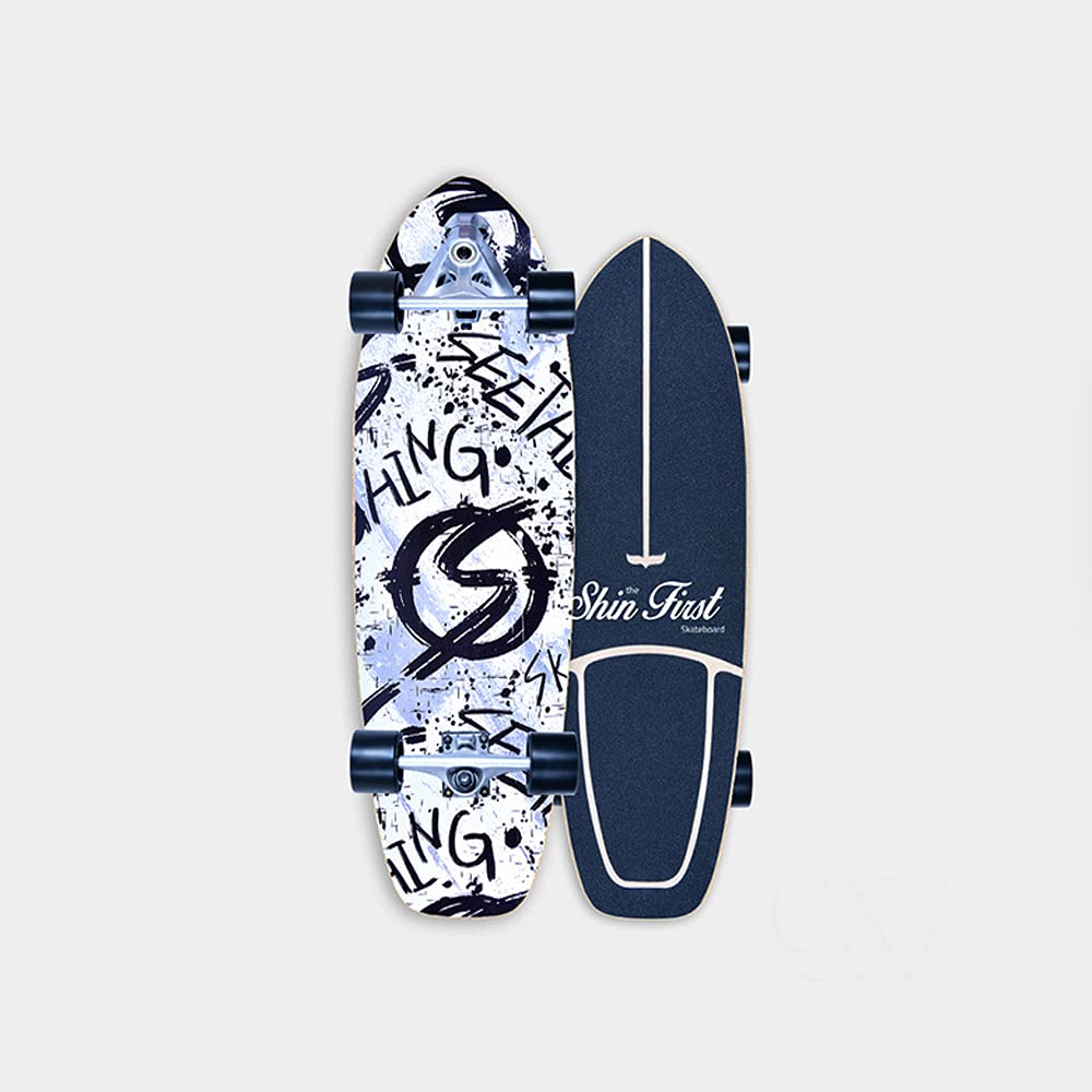 Buy VOMI Carver Skateboard Retro Mini Cruiser Skateboards 31"Complete ...
