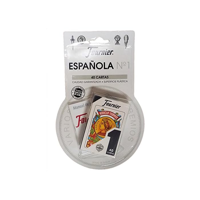 Buy Set of 40 Fournier Spanish Playing Cards Tuck Case with Mus - Tute ...