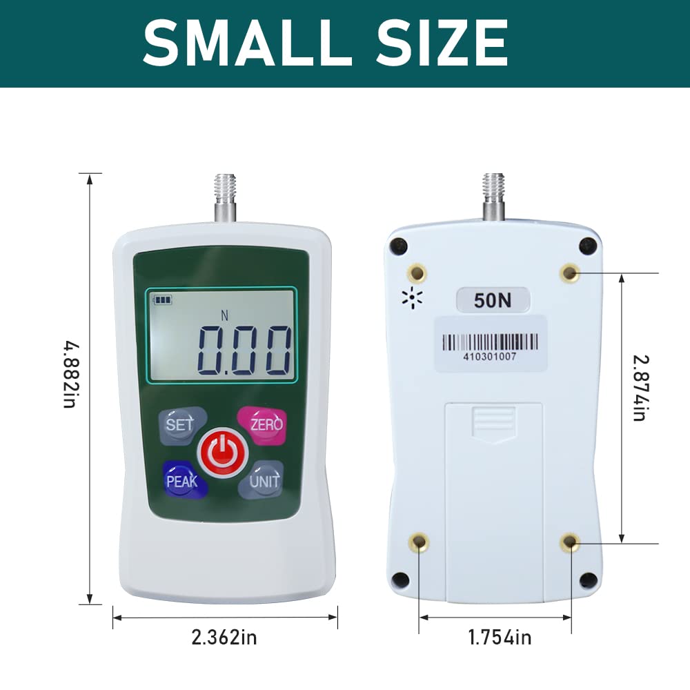 Mua 500N Digital Force Gauge Push Pull Gauge Portable Force Meter with ...