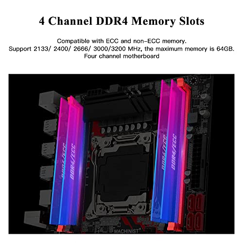 Machinist X99 Lga 2011 V3 Motherboard Micro Atx Intel 5th 6th Gen Pc