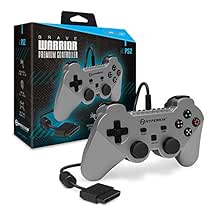 Amazon.com: Hyperkin “Brave Warrior” Premium Controller for PS2 (Silver ...