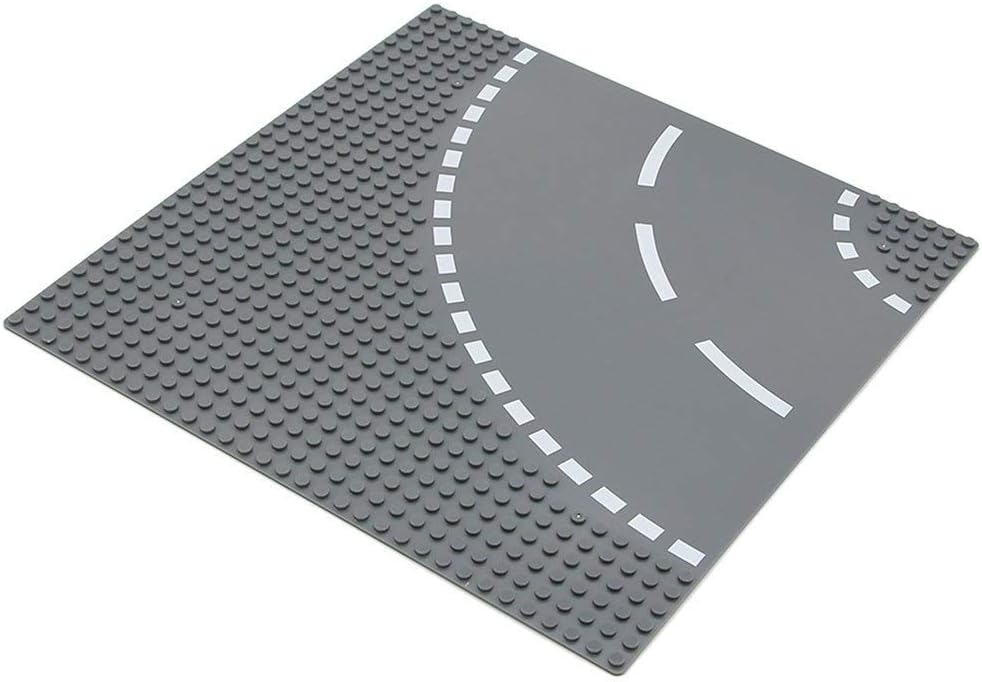 Feleph Classic Road Base Plates, City Street Curve Road Building Kit ...