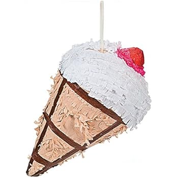 Amazon.com: Paper Mache I Scream For Ice Cream! Pinata: Toys & Games
