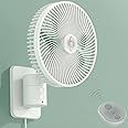 Amazon.com: 8" Small Fan Wall Mount, Remote Control, AC/DC 12V, 90 ...