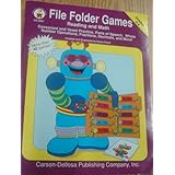File Folder Games Reading and Math: Kindergarten Book 2: karen finch ...