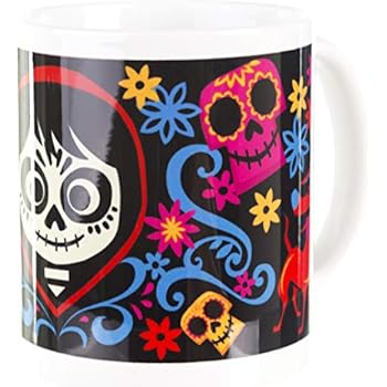 Amazon.com | Disney Coco Skull Mug: Coffee Cups & Mugs