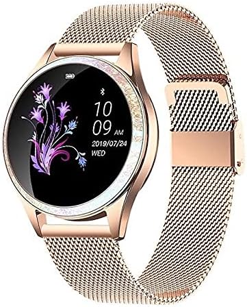 IXIU Smart Watch Metal Band For Android & iOS,Gold - KW20 price in ...