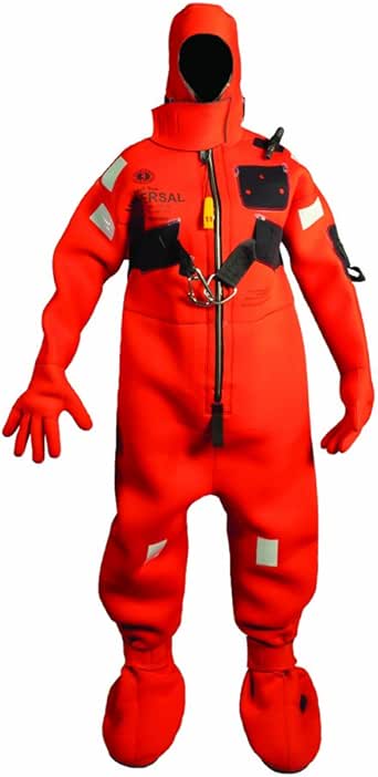 Amazon.com : Mustang Neoprene Cold Water Immersion Suit w/Harness ...