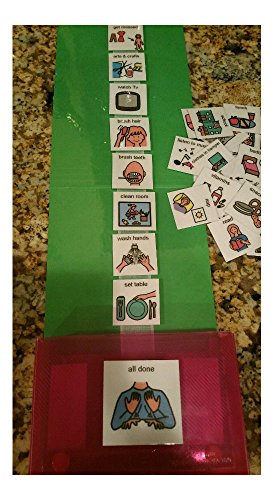 Buy Boy POP-OUT Envelope PECS Visual Schedule Kit Aprexia-Autism ...
