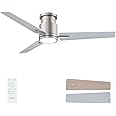 Amazon.com: CJOY Ceiling Fan with Lights, 52 Inch Low Profile Ceiling ...