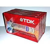 Amazon.com: TDK Superior Normal Bias D90 blank cassette tapes (Pack of 6) : Electronics