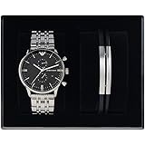 Emporio Armani Damen Analog Quarz Uhr mit Edelstahl Armband AR1961 ...