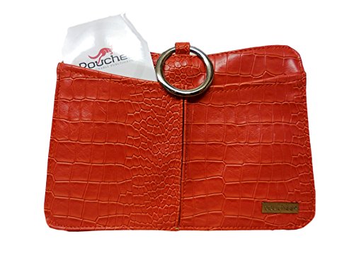 Pouchee bags. Avi Pouchee Crossbody Handbag/Organizer Purse (Purple).