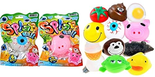 JA-RU Squishy Splat Ball (2 Toys Assorted) Squishy Dumplings Easter ...