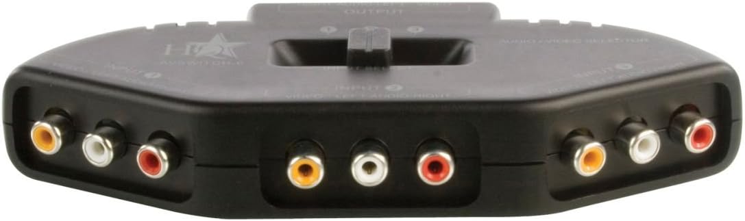 HQ 3-Way Composite Audio Video Selector – BigaMart