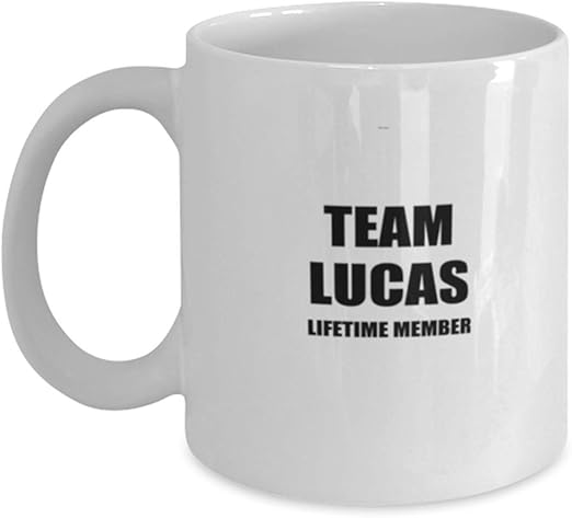 Amazon.com | LUCAS Family - Team LUCAS Lifetime Member Coffee Mug ...